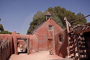 Old New Mexican Village Royalty Free Stock Images - Image: 15787449